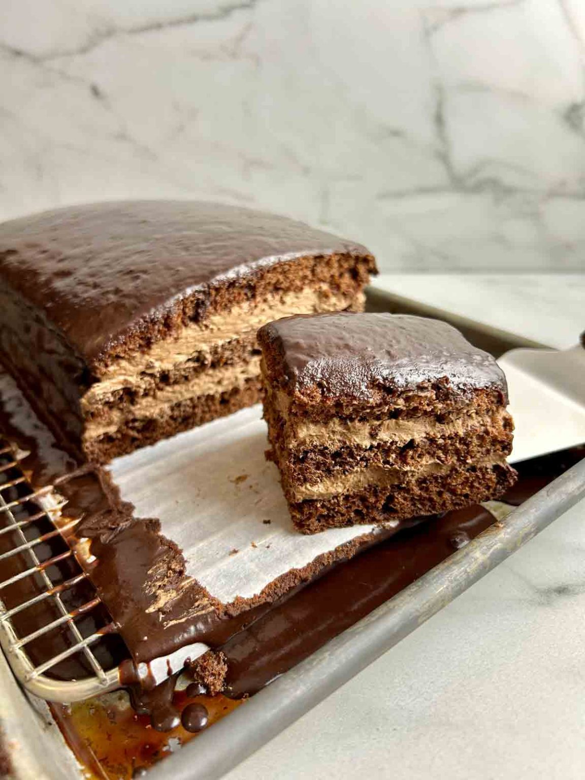 Chinese Buffet Chocolate Espresso Cake