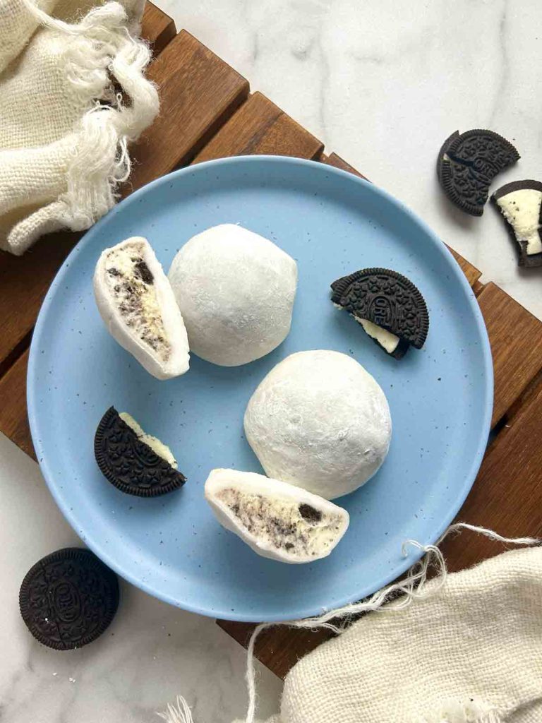Oreo Ice Cream Mochi
