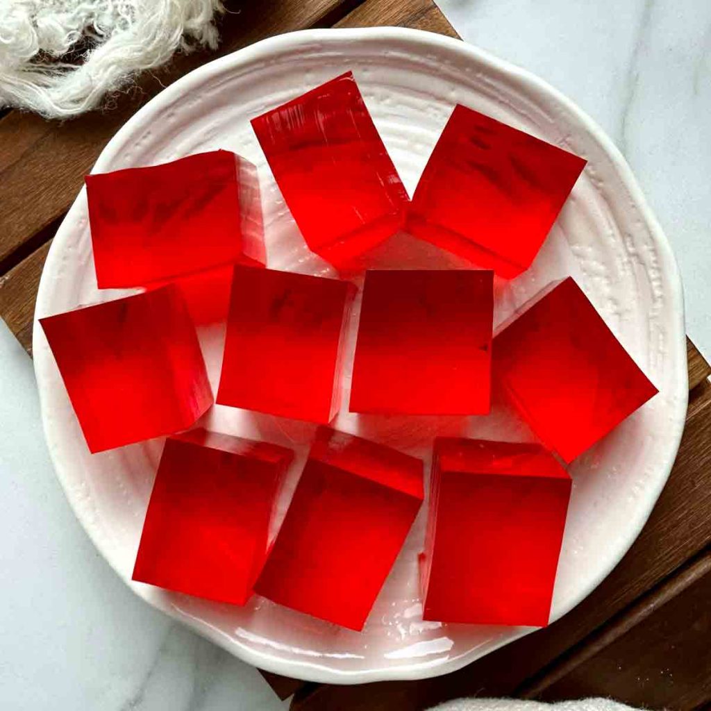 Extra-Firm Finger Jello (Chinese buffet style)