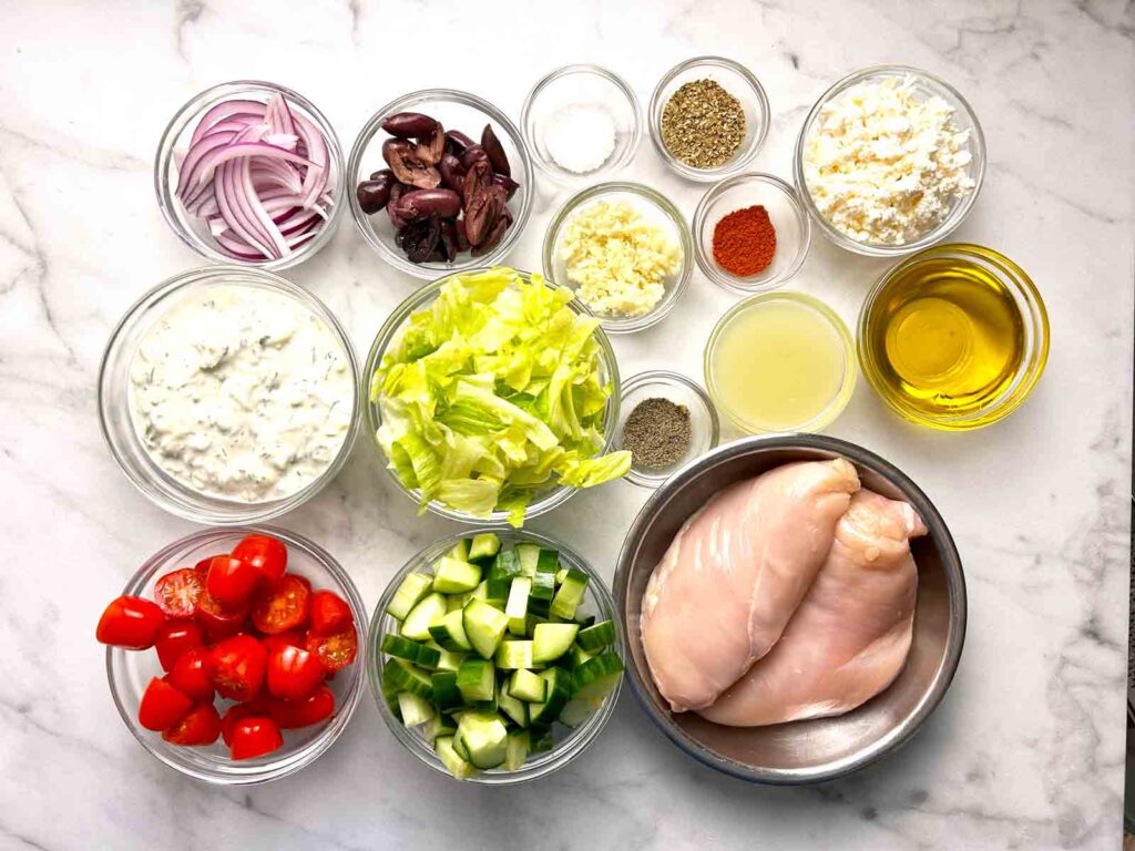 Greek Chicken Bowls